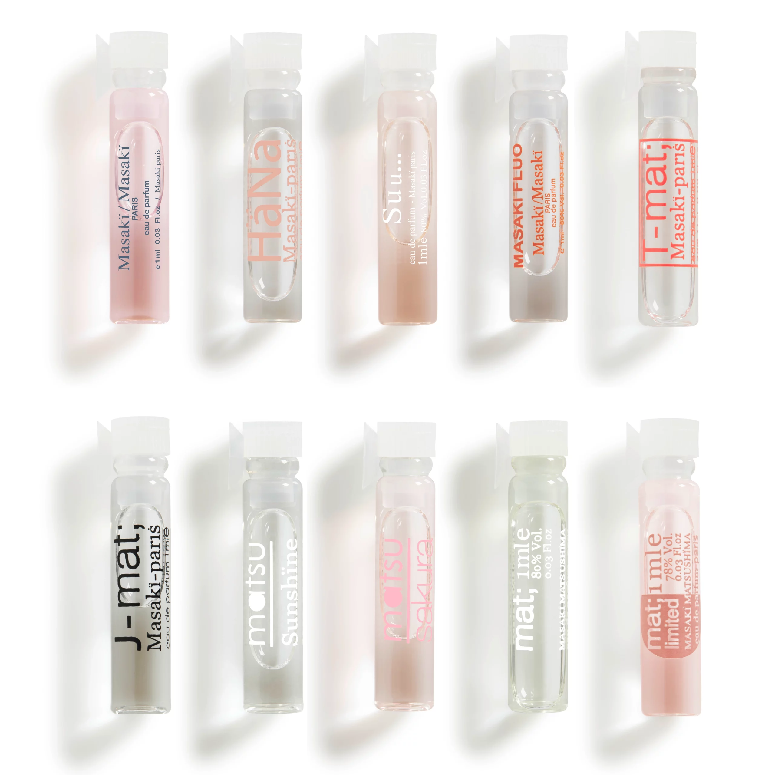 Discovery Sets - Masakï Parfums - 1ML Samples